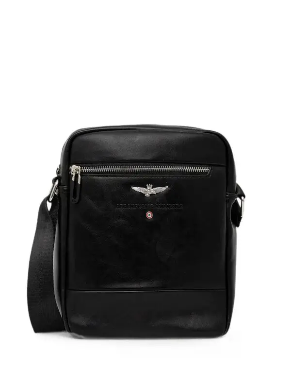 AERONAUTICA MILITARE Logo Plaque Zip-fastening Belt Bag - Black