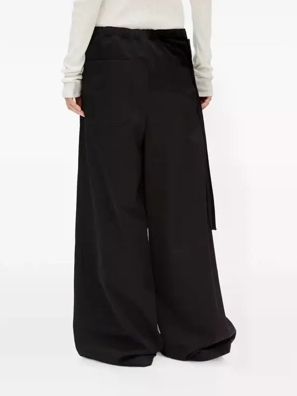 ANN DEMEULEMEESTER Apron Detail Drawstring Trousers