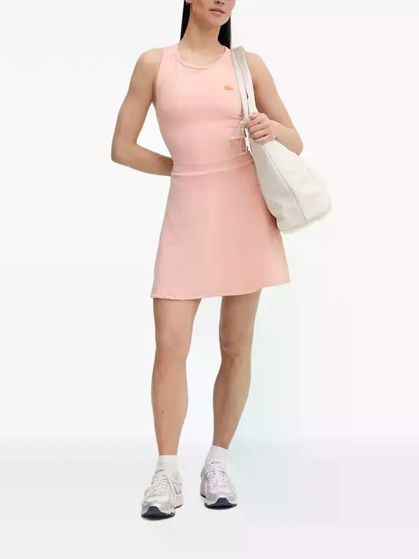 Lacoste Logo Patch Mini Dress