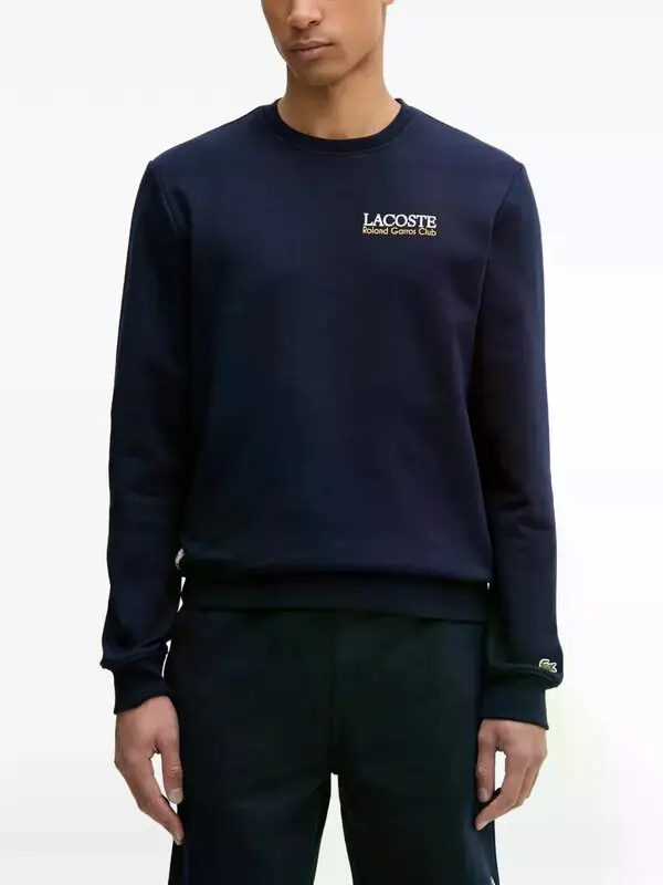 Lacoste Roland Garros Logo-print Crew Neck Sweater