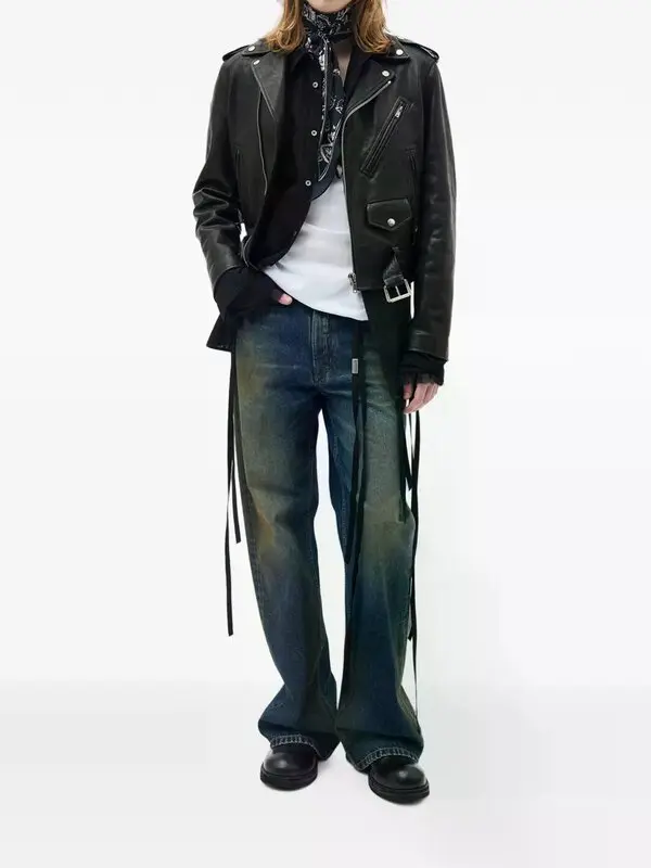 ANN DEMEULEMEESTER Andre Vertical-stripe Shirt