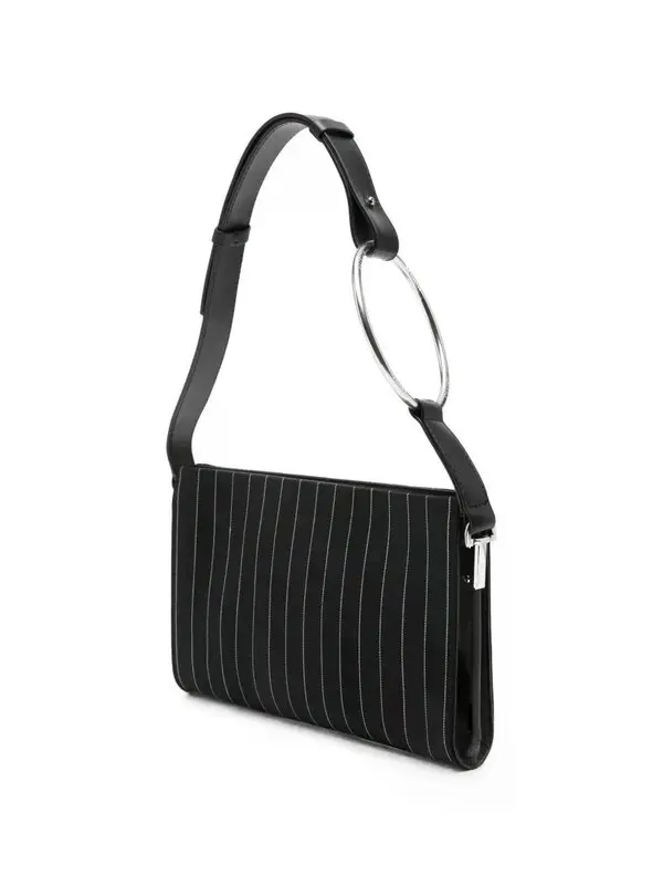 DONDUP Pinstripe Pattern Clutch Bag