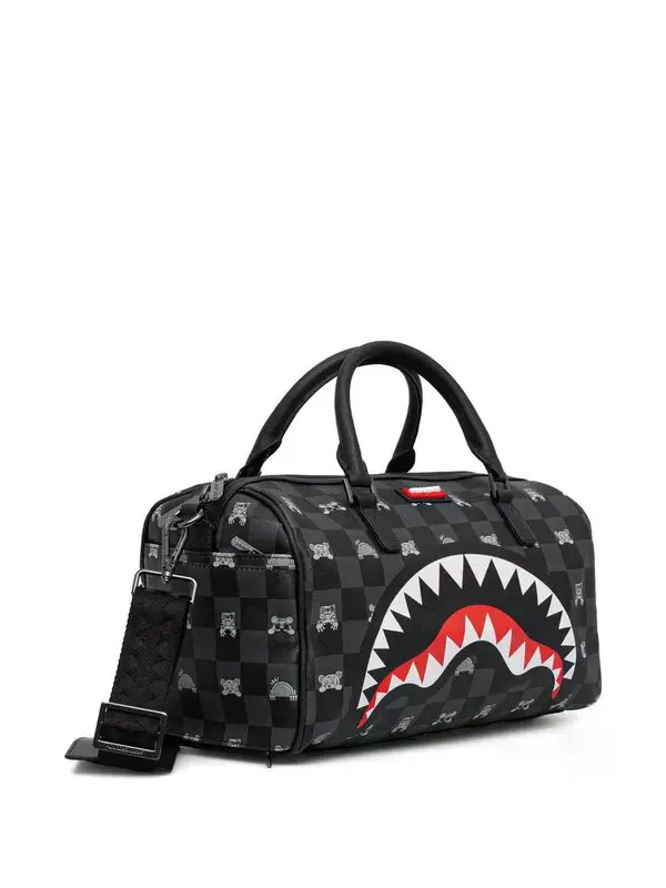 SPRAYGROUND Check Pattern Shark Holdall