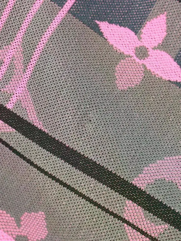 LOUIS VUITTON Monogram Jacquard Checkered Sweater