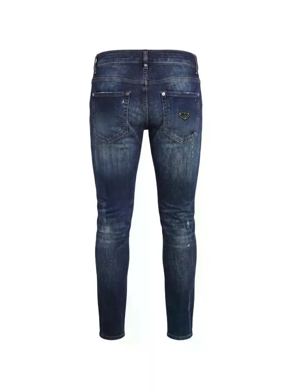 Philipp Plein Slim-fit Jeans With Embellished Pocket