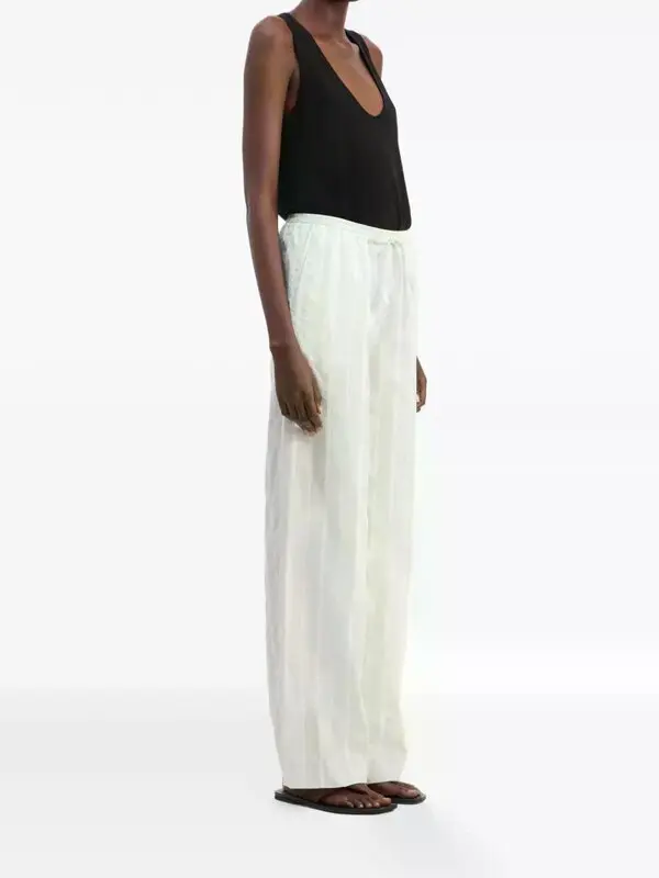 Loulou De Saison Macao Striped Drawstring Trousers