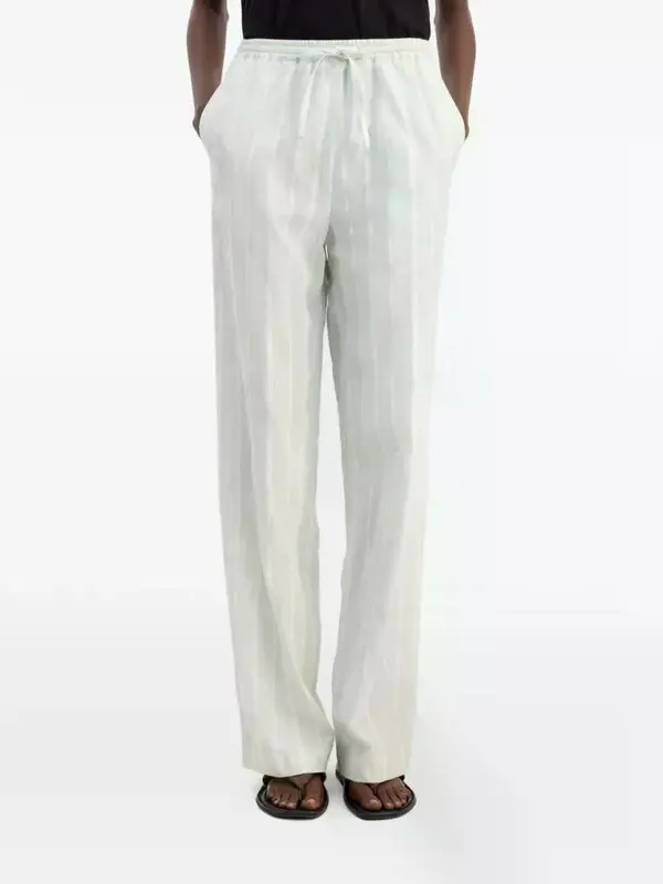 Loulou De Saison Macao Striped Drawstring Trousers