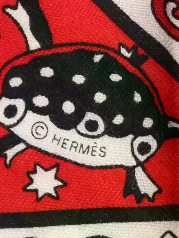Hermès 2010s Peuple Du Vent Scarf
