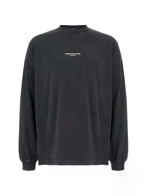 Alexander Wang Logo-print Long-sleeve T-shirt