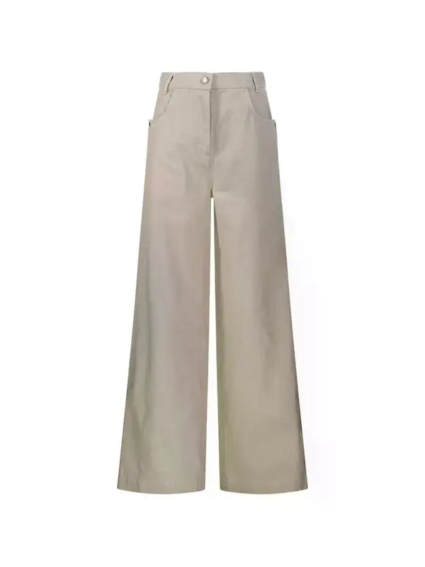 Max Mara Wide Leg Belt-loop Jeans