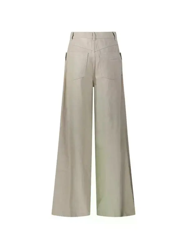 Max Mara Wide Leg Belt-loop Jeans