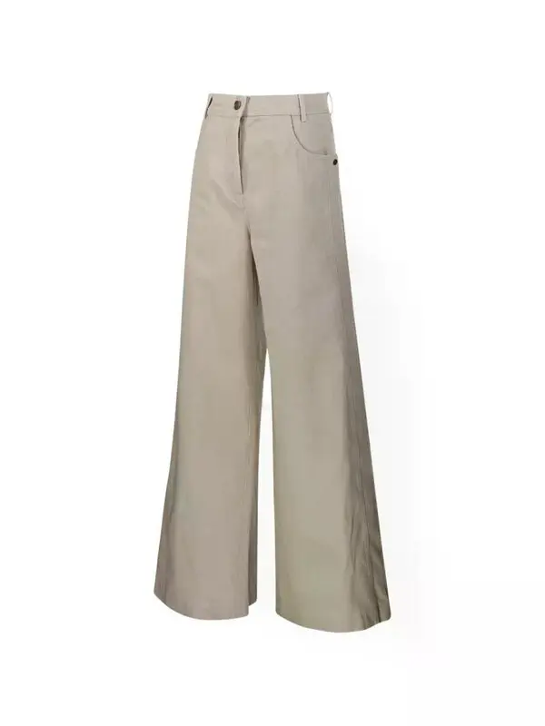 Max Mara Wide Leg Belt-loop Jeans
