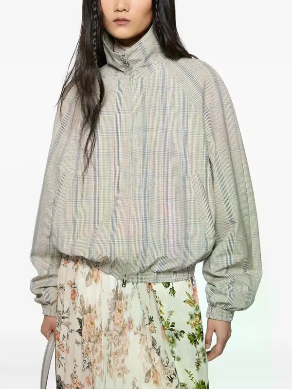 Acne Studios Checked Technical Fabric Jacket