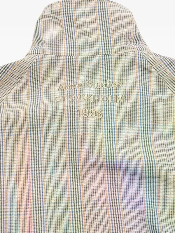 Acne Studios Checked Technical Fabric Jacket