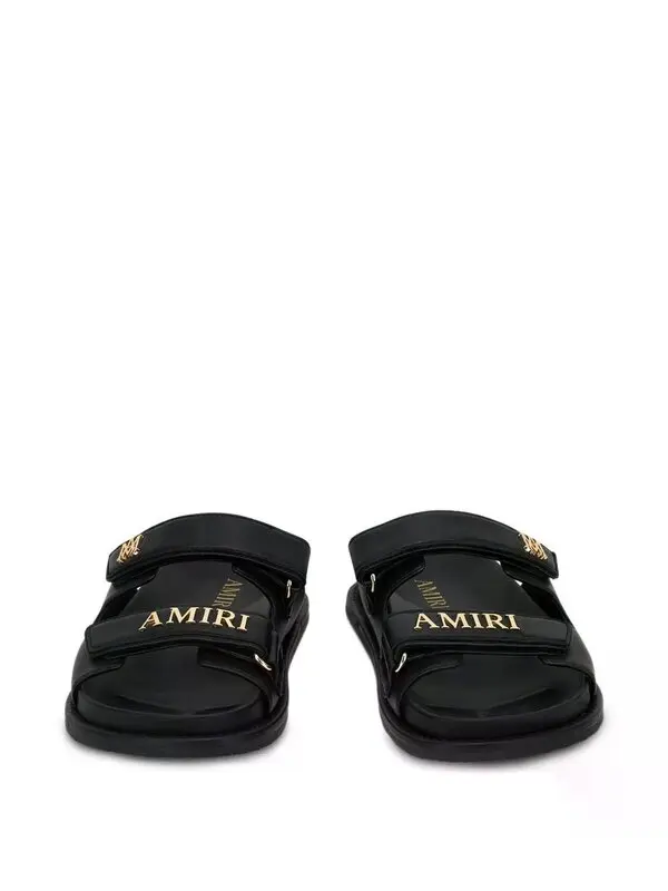 Amiri Boardwalk Logo Plaque Sandals