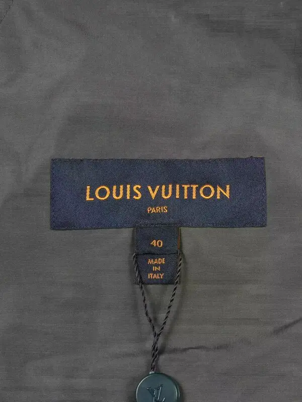 LOUIS VUITTON Monogram Side-zip Raincoat