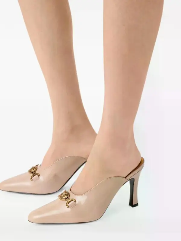 Versace Marisa Patent Mules 90 Mm