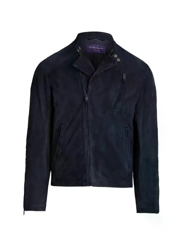 Ralph Lauren Purple Label Suede Moto Jacket