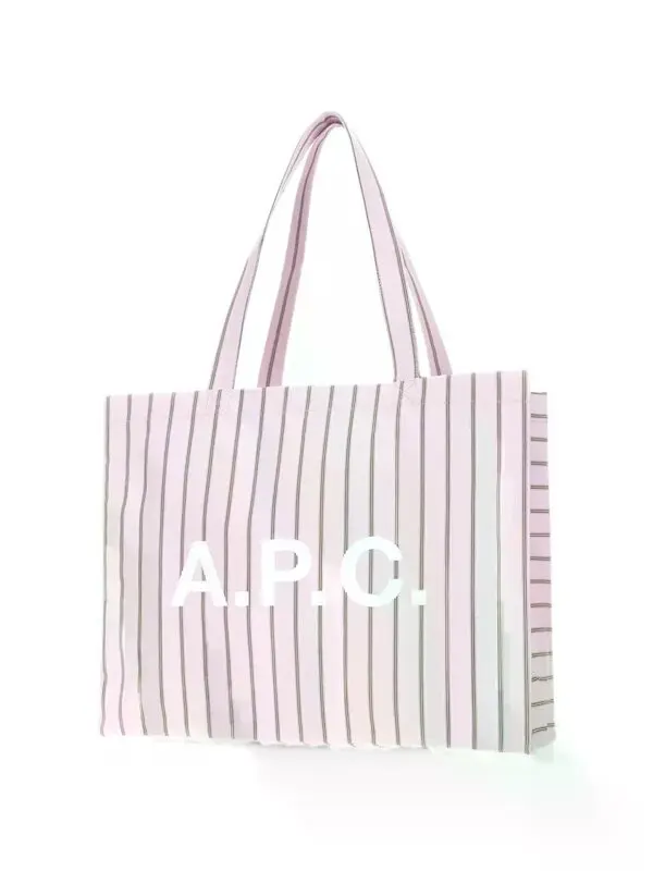 A.p.c. Diane Striped Tote Bag