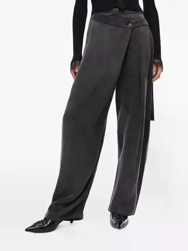 Pinko Wrap-style Pleated Trousers