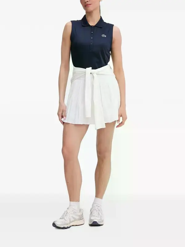 Lacoste Sleeveless Logo-patch Polo Shirt