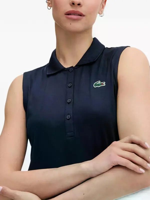 Lacoste Sleeveless Logo-patch Polo Shirt