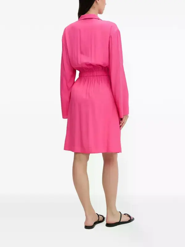Liu Jo Belted Mini Dress With Notched Lapels