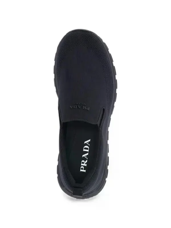 Prada Logo-embossed Slip-on Sneakers