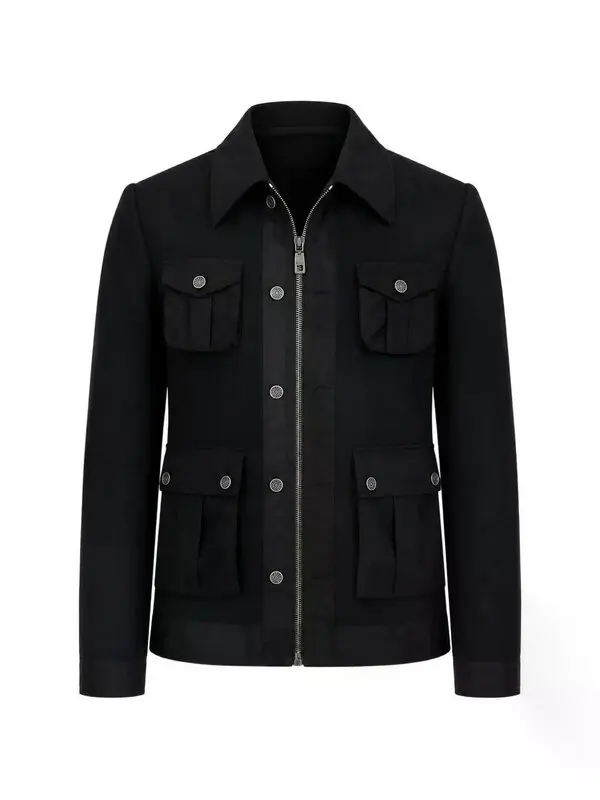 Dolce & Gabbana Zip-up Jacket With Flap Pockets