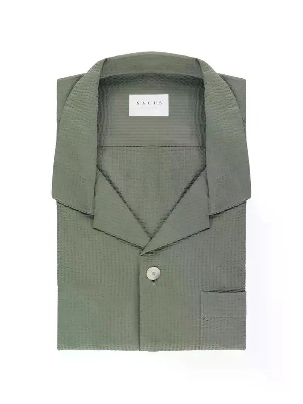 XACUS Active Shirt Seersucker - Grey