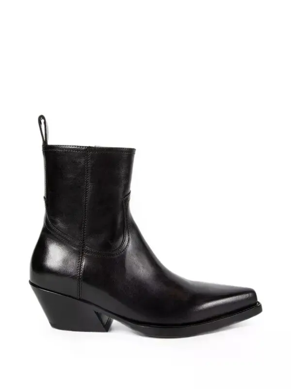ANN DEMEULEMEESTER Imme Pointed-toe Ankle Boots