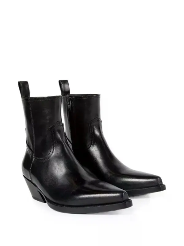 ANN DEMEULEMEESTER Imme Pointed-toe Ankle Boots