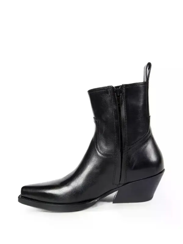 ANN DEMEULEMEESTER Imme Pointed-toe Ankle Boots