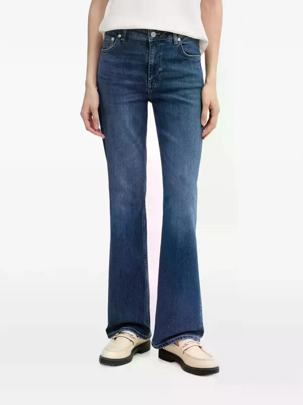 Gant Logo Patch Flared Jeans