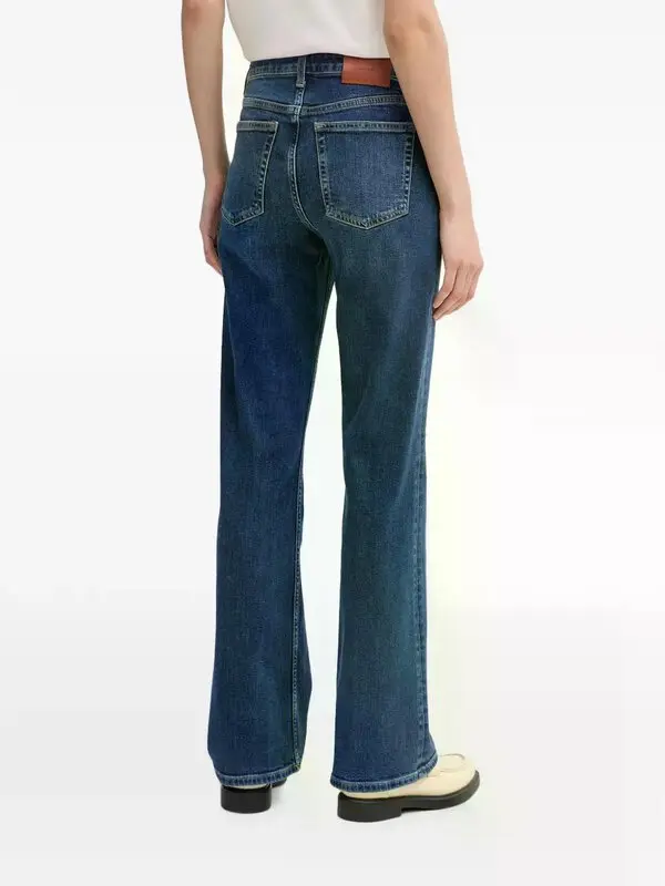 Gant Logo Patch Flared Jeans
