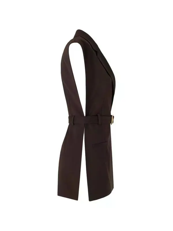 Pinko Belted Sleeveless Jacket