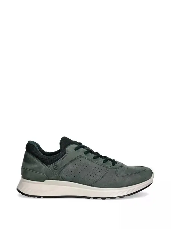 Ecco Perforated Lace-up Sneakers - Green