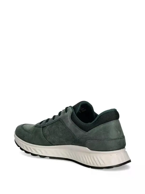 Ecco Perforated Lace-up Sneakers - Green