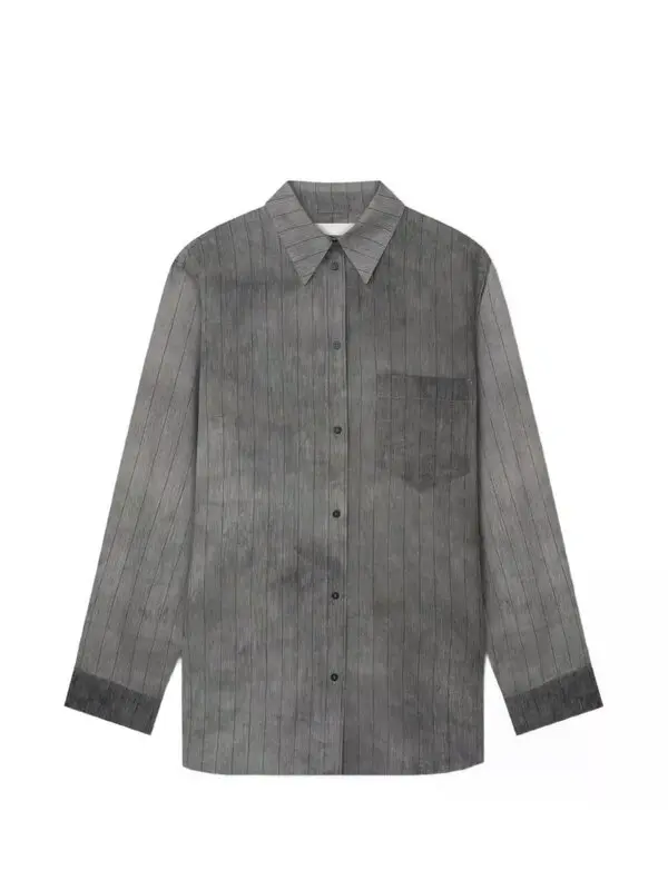 Nanushka Chaska Pinstripe Oversized Shirt