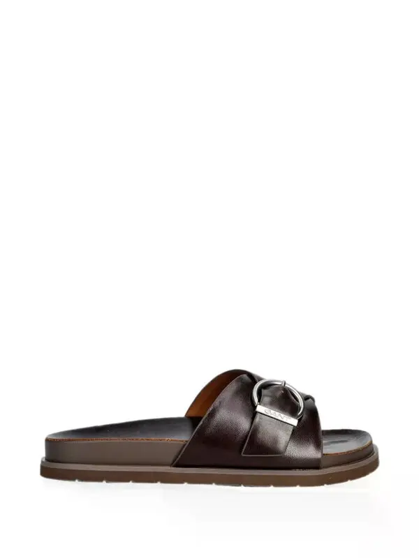 Gant Buckle Detail Crossover Slides