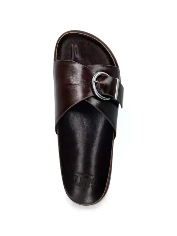 Gant Buckle Detail Crossover Slides