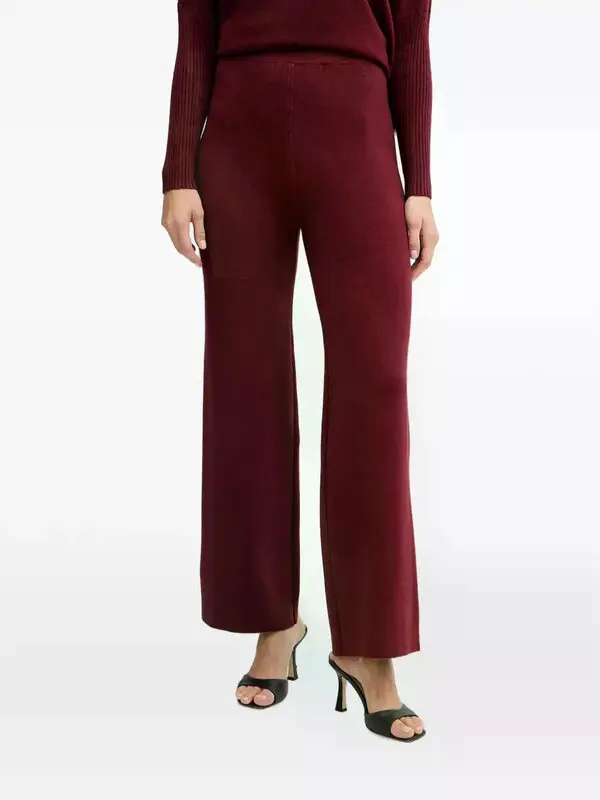HAVEONE Ribbed-knit Sweater And Trousers Set
