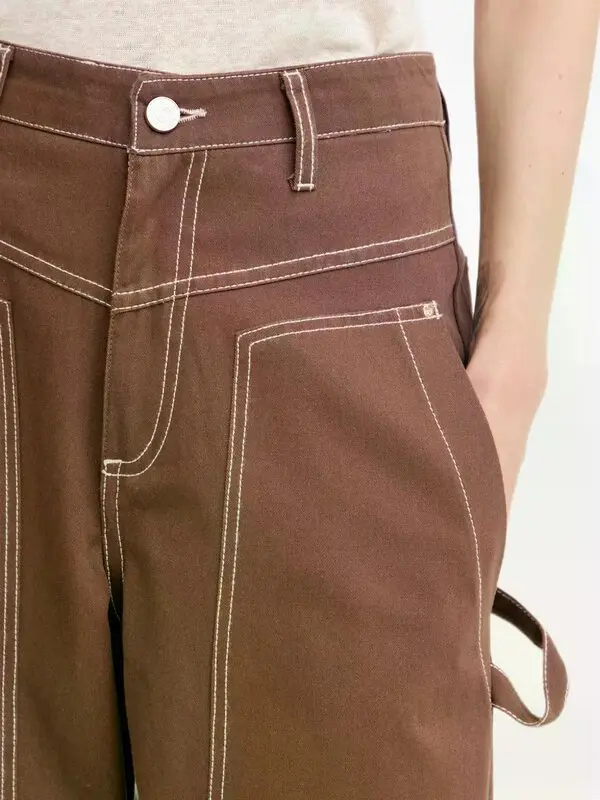 Liu Jo Contrast Stitch Carpenter Trousers