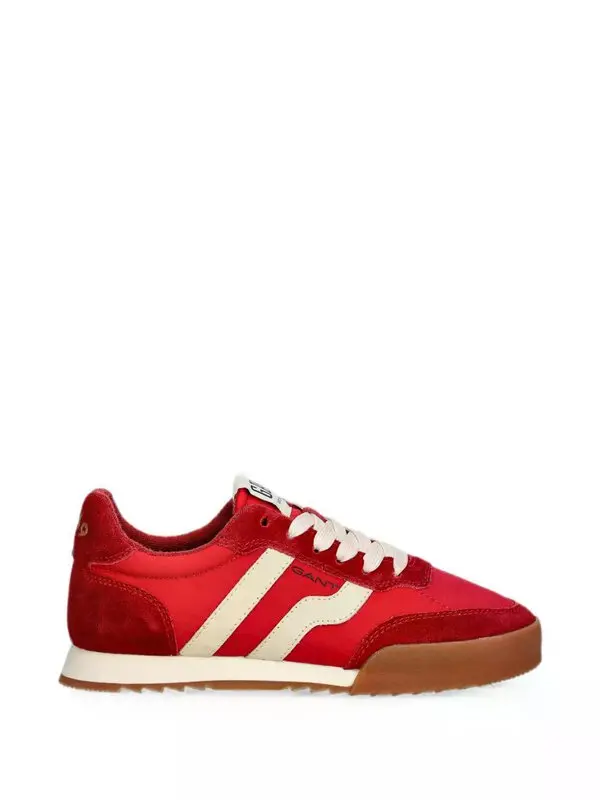 Gant Suede Panelling Logo Patch Lace-up Sneakers
