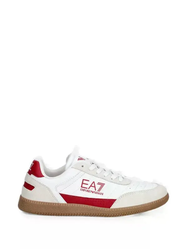 EA7 Panelled Logo Print Sneakers