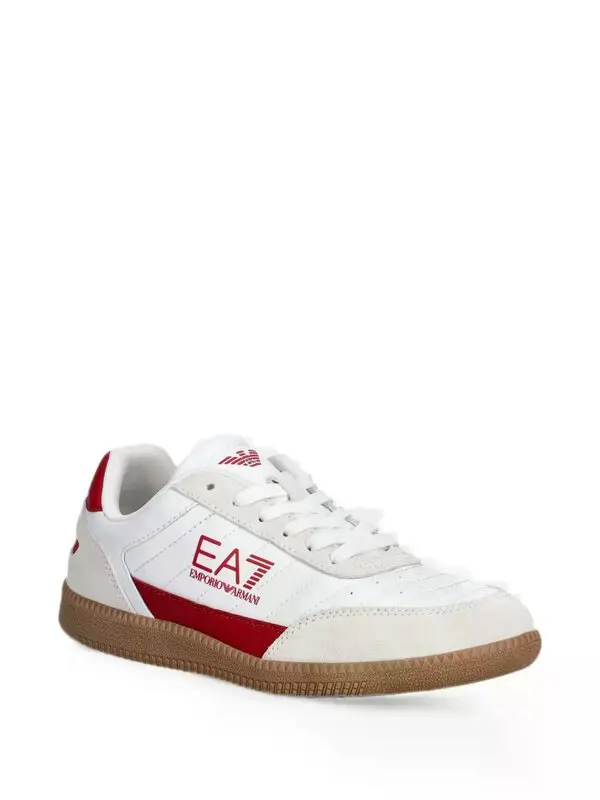 EA7 Panelled Logo Print Sneakers