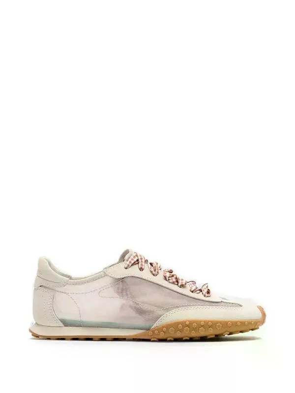 HOFF Bridge Gingham-lace Suede-panel Sneakers