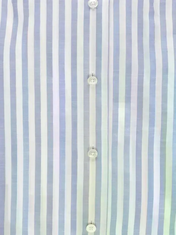 XACUS Travel Shirt Striped Shirt - Blue