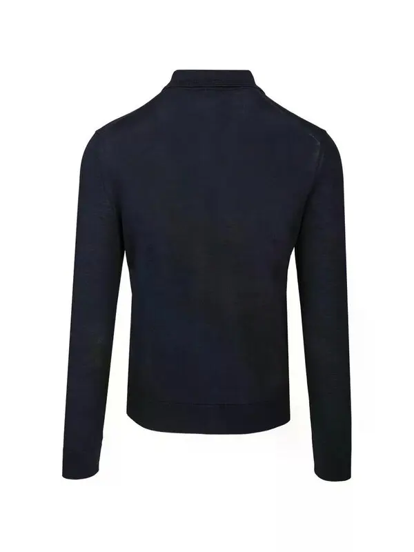 Etro Fuji Long-sleeve Polo-collar Sweater