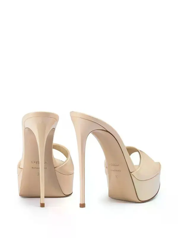 LE SILLA Uma Platform Stiletto Sandals - Neutrals
